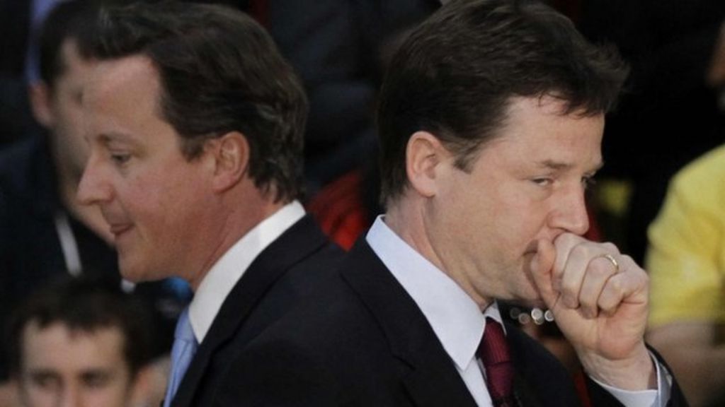 Lord Mike German says coalition parties keen to show differences - BBC News