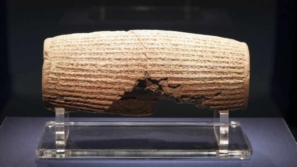 Cyrus Cylinder: How a Persian monarch inspired Jefferson - BBC News