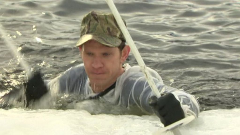 Arctic Circle training for Royal Marines - BBC News
