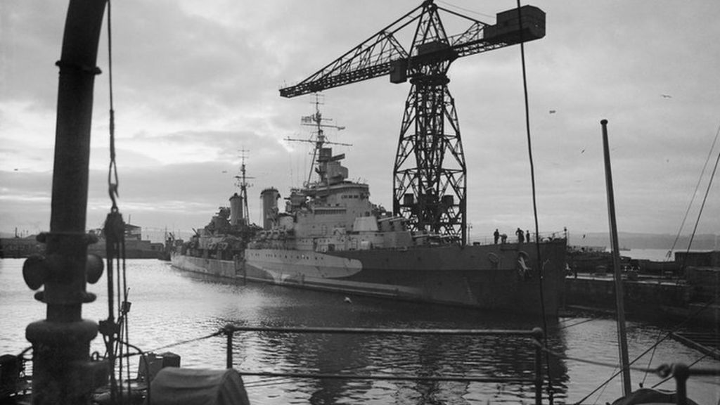 In pictures: HMS Belfast at 75 - BBC News