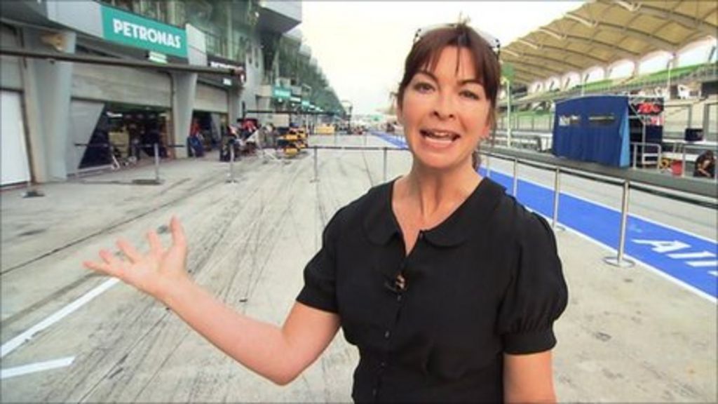 Suzi Perry finds out how Formula 1 drivers deal with Malaysian heat ...