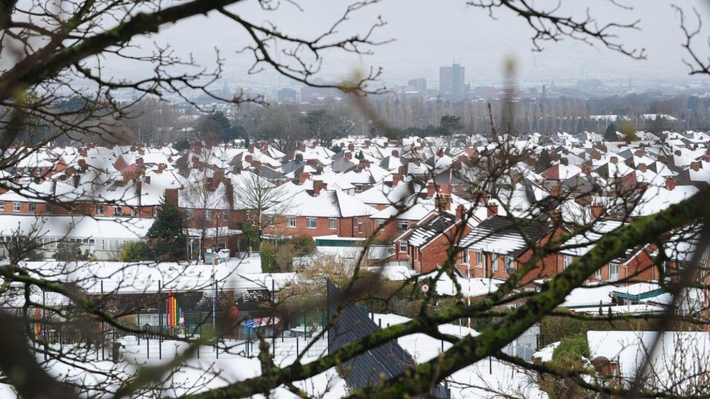 In pictures: Snow in Northern Ireland - BBC News