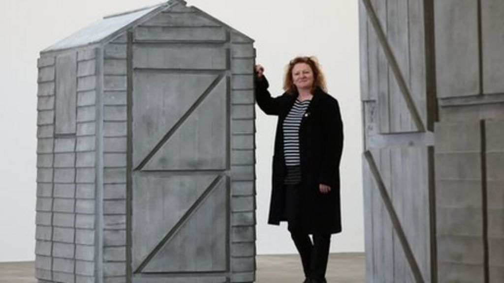 Rachel Whiteread unveils shed sculptures - BBC News