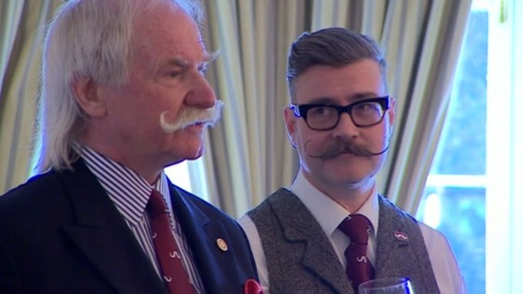 Handlebar Club brings monster moustaches to Bath - BBC News