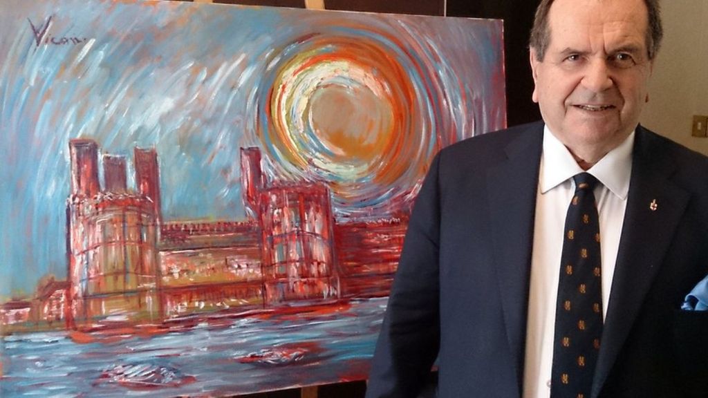 Andrew Vicari the 'painter of kings' dies, aged 84 - BBC News