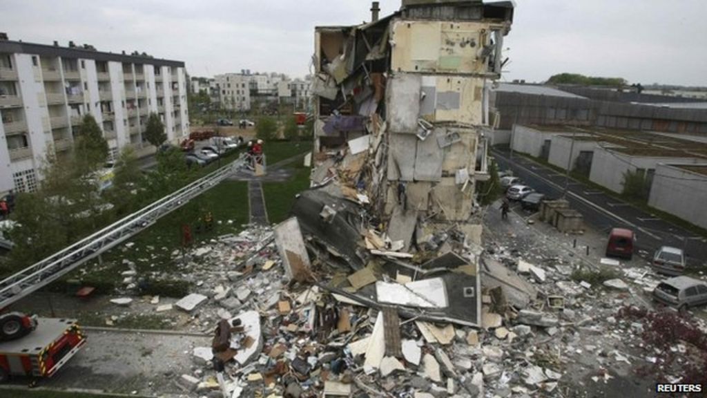 Reims blast and building collapse in France kills three - BBC News