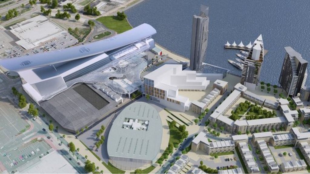 Cardiff Bay ice arena: Planning permission for first phase of ...