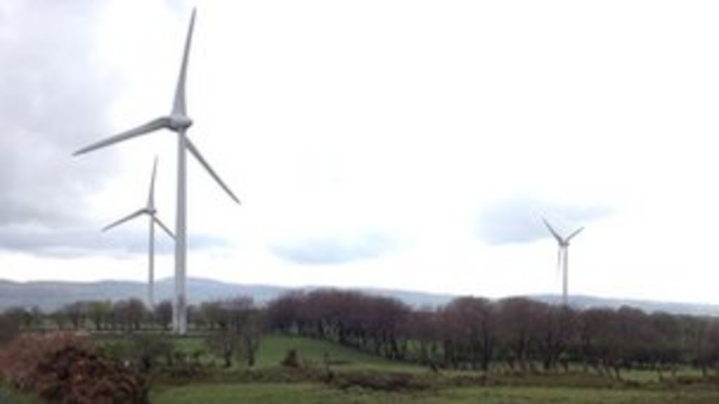 £20m wind farm has been opened in Newtownabbey - BBC News