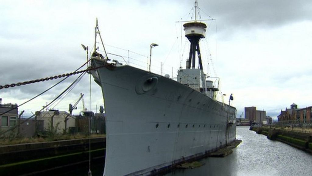 Aboard the 100-year-old HMS Caroline - BBC News