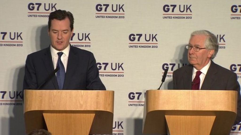 News briefing following G7 talks - BBC News