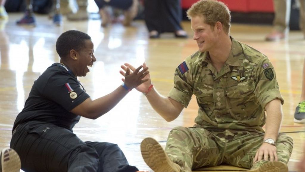 Prince Harry hopes UK can host games for injured troops - BBC News