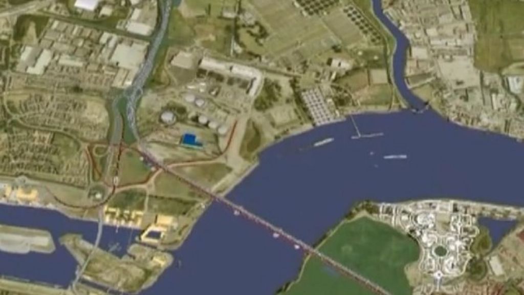 Opposition to new Thames bridge plan for east London - BBC News
