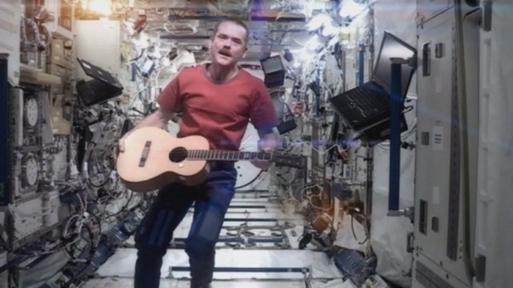 Chris Hadfield says Nasa's job is not to 'titillate' - BBC News