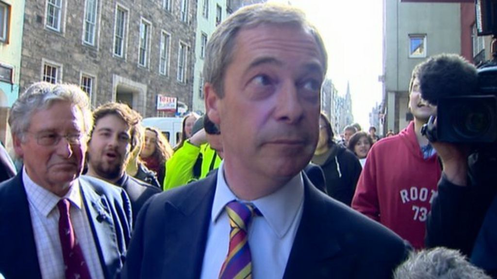 Nigel Farage blasts 'fascist' protesters after Edinburgh confrontation ...