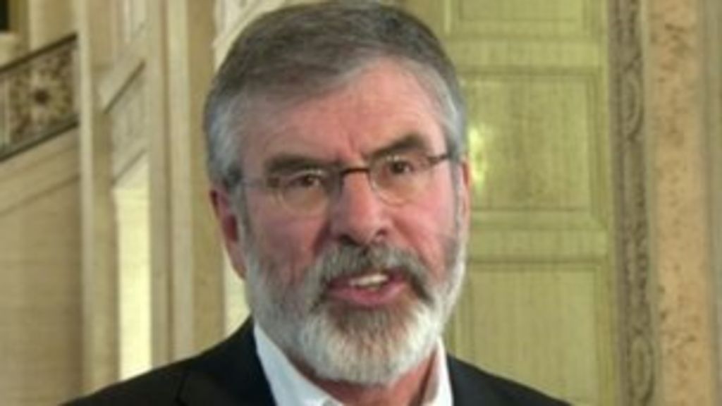 Gerry Adams: Peace process issues 'must be addressed' - BBC News