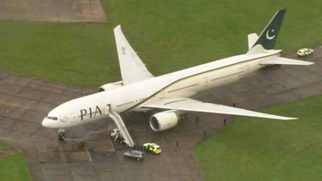 Live: Statement after RAF jets escort plane over UK - BBC News