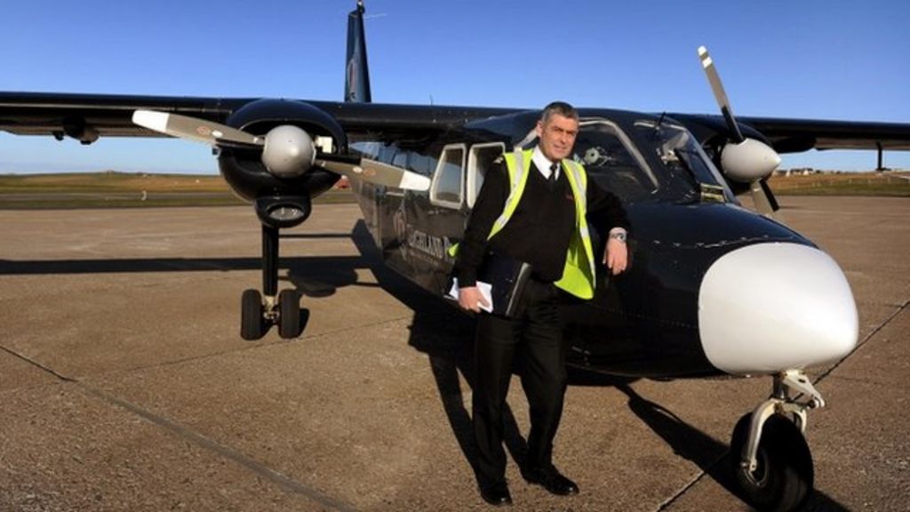 Final trip for Orkney shortest flight pilot - BBC News