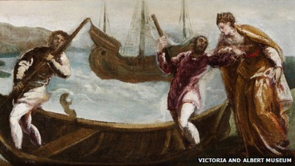 Tintoretto painting uncovered at London V&A museum - BBC News