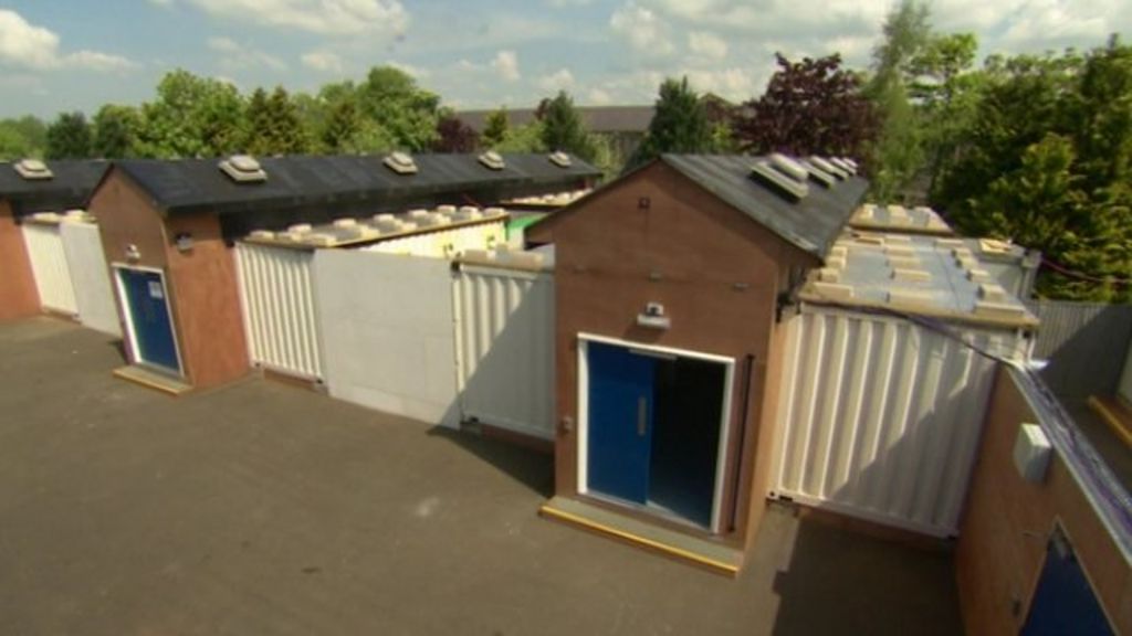 Temporary cell blocks for G8 arrests - BBC News