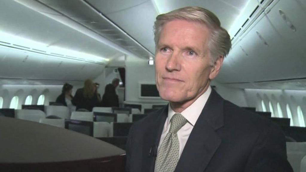 On board Dreamliner with Boeing boss - BBC News