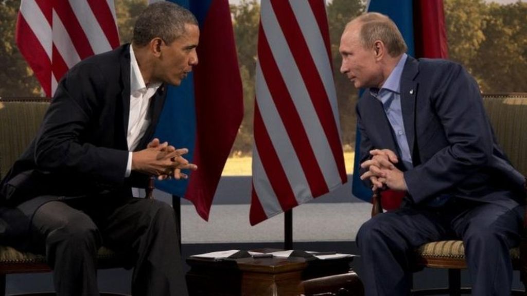 G8 meeting: Obama and Putin push for Syria summit - BBC News