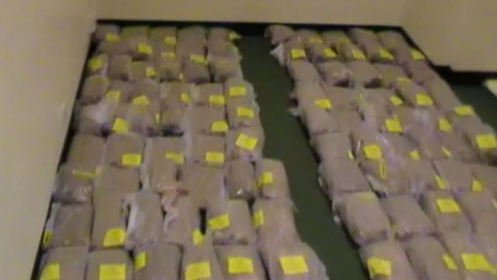 Drug haul worth £55m in warehouse - BBC News