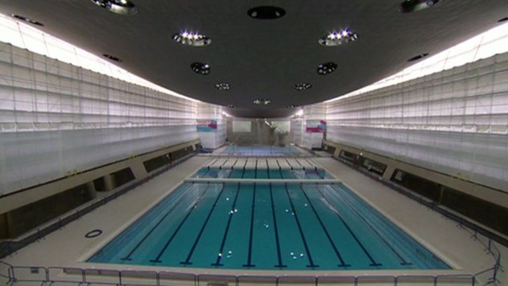 Olympic pool The Aquatic Centre transformed for public use - BBC News