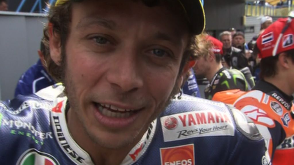 MotoGP: Valentino Rossi 'so happy' to win a race again - BBC Sport