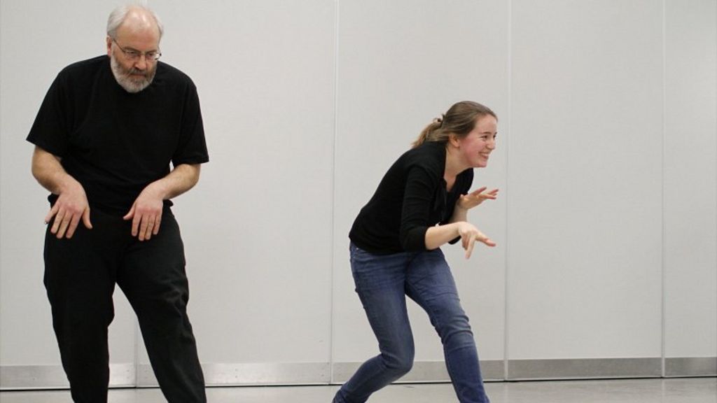 Families unite for Dad Dancing - BBC News