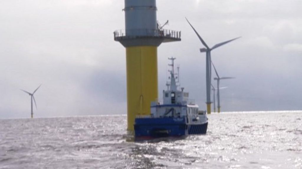 Thames Estuary wind farm opened by David Cameron - BBC News