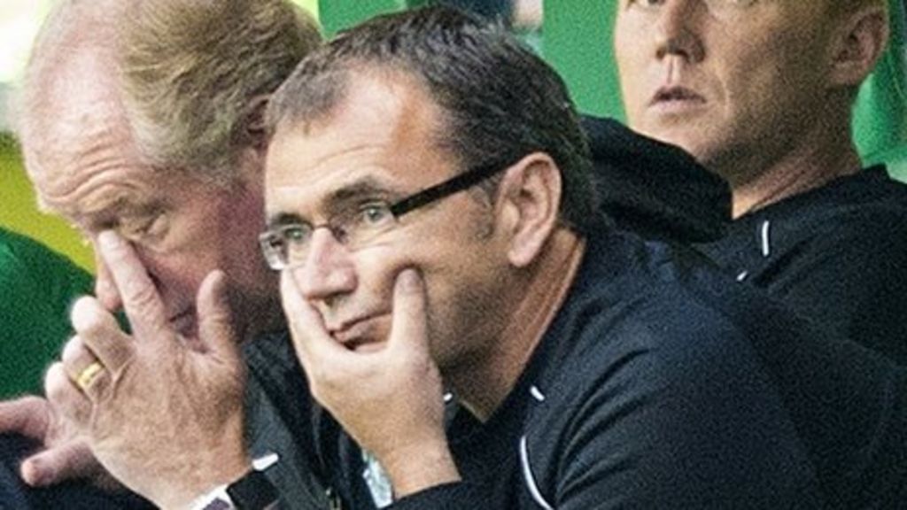 Hibs manager Pat Fenlon apologises to fans after heavy loss - BBC Sport