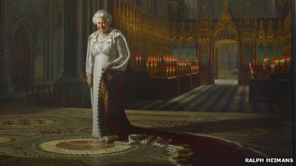Ralph Heimans: Defaced Queen portrait 'shocking' - BBC News