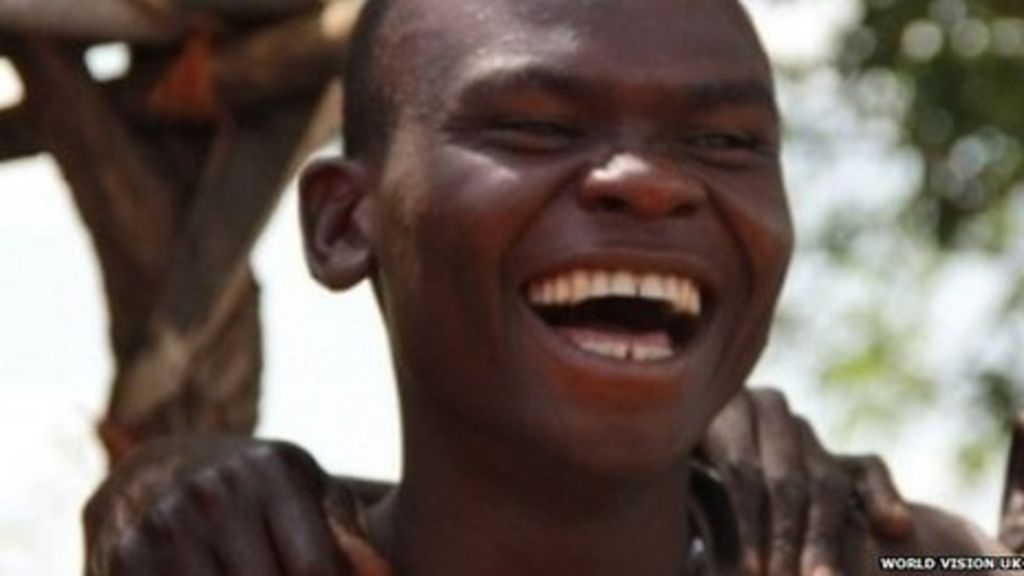 The moment Kony's 'child sergeant' returned home - BBC News