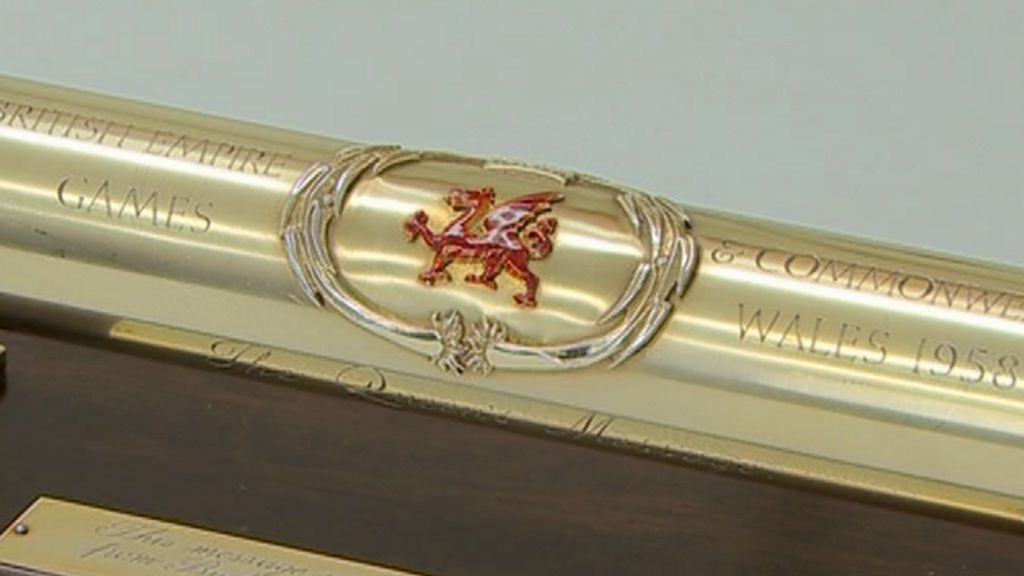 Original Commonwealth Games baton found in museum archives - BBC News