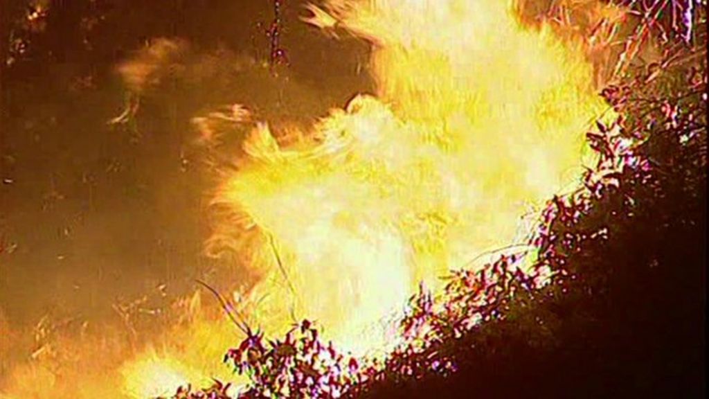 Wildfires sweep through Madeira - BBC News