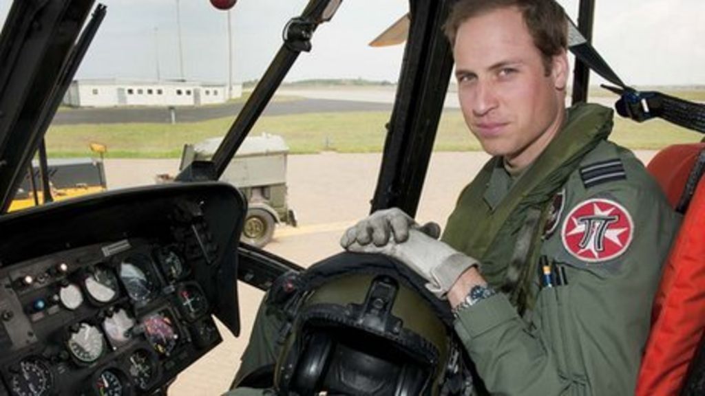 Prince William completes last shift at RAF Valley on Anglesey - BBC News