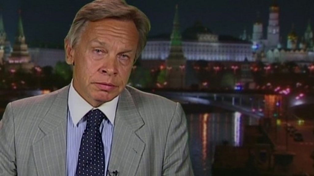 Alexei Pushkov on Russia diplomatic initiative on Syria - BBC News