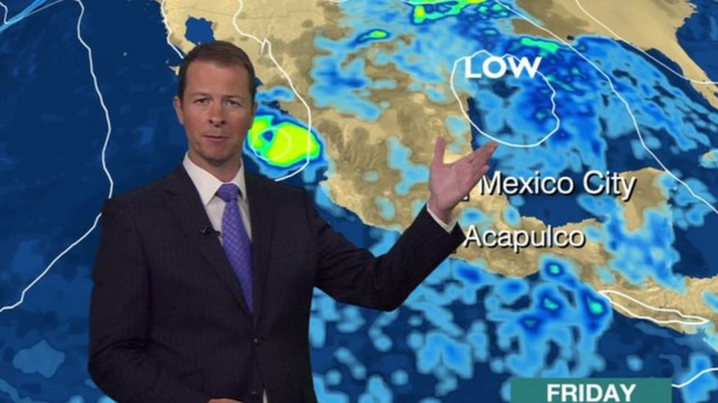 Weather forecast for storm-ravaged Mexico - BBC News