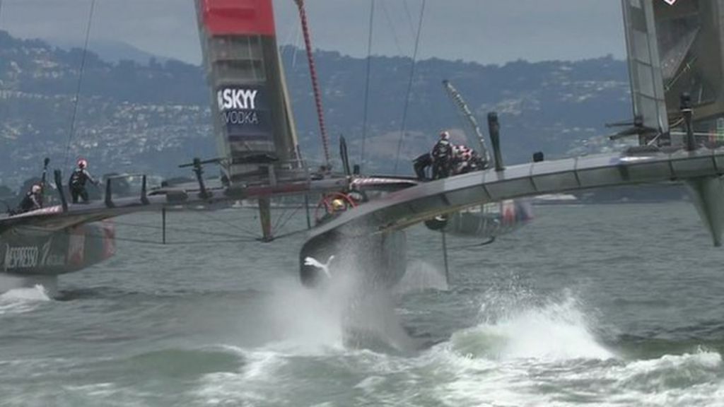 America's Cup: Team USA keeps victory hopes alive - BBC News