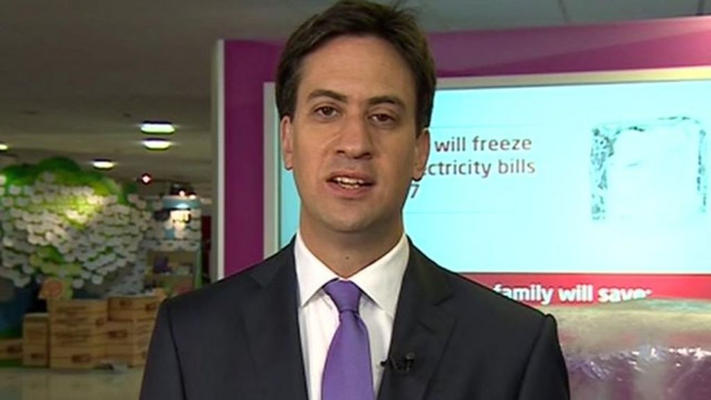 Ed Miliband hits back at energy firms over prices plan - BBC News