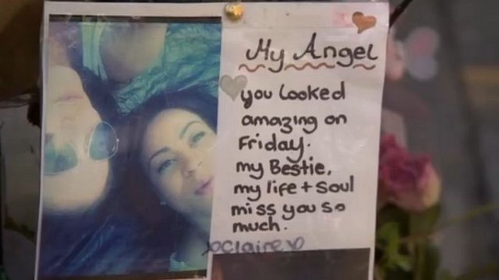 Hundreds attend shot woman Sabrina Moss's funeral - BBC News