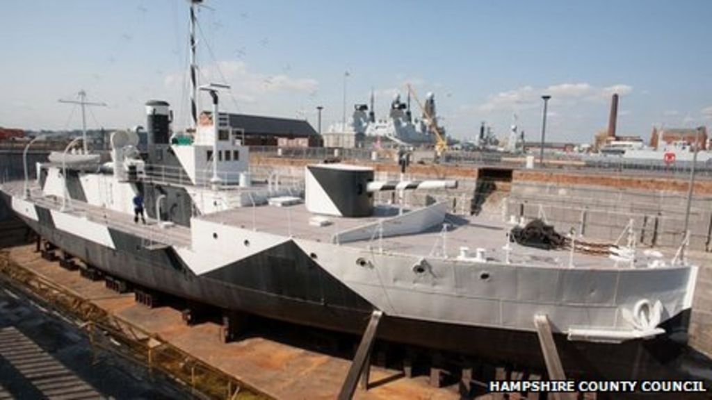 HMS Monitor M33 to become Portsmouth tourist attraction - BBC News
