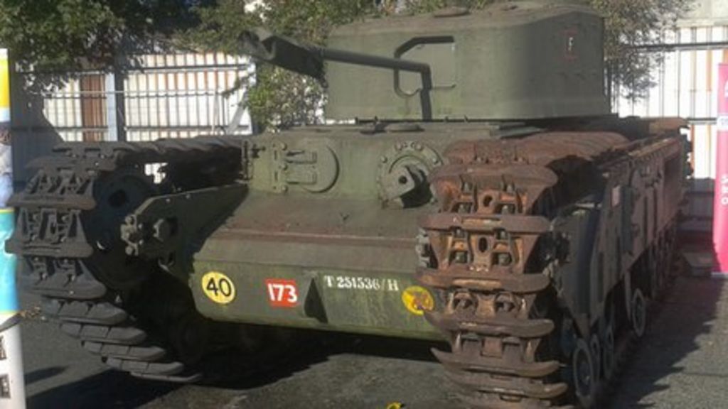 Belfast-built Churchill tank being restored - BBC News