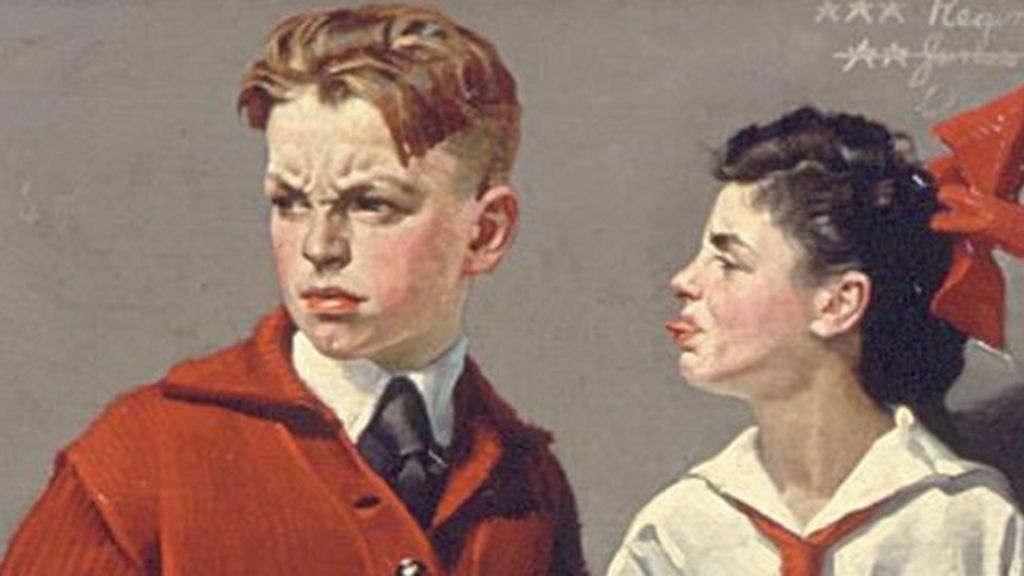 Norman Rockwell: Secret life of America's idyllic artist - BBC News