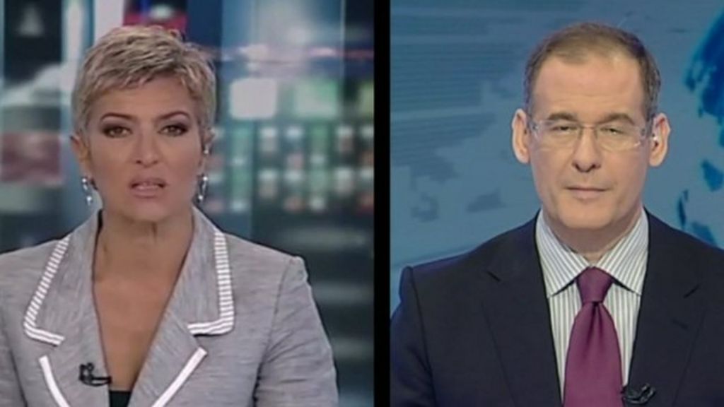 Greek state TV: Two stations broadcasting simultaneously - BBC News