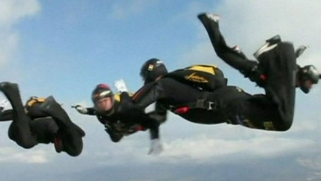 Parachuting championship held in China for first time - BBC Newsround