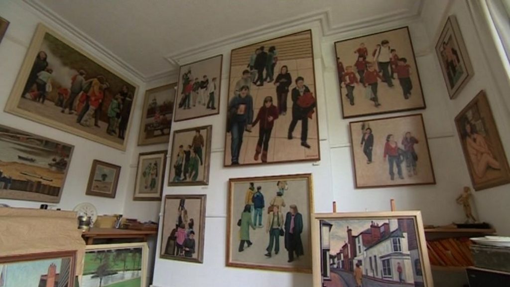 Early works of Tunbridge Wells artist Bryan Senior shown in exhibition ...