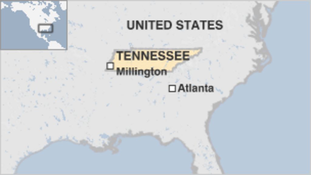 Two injured in Tennessee shooting near naval base - BBC News
