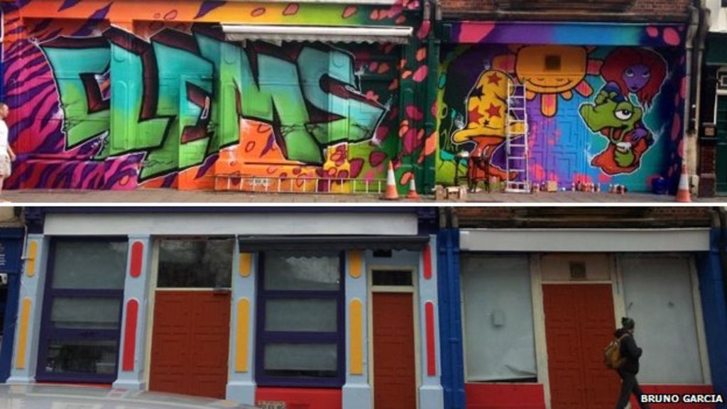 Clems nightclub in Oxford repainted after complaints - BBC News