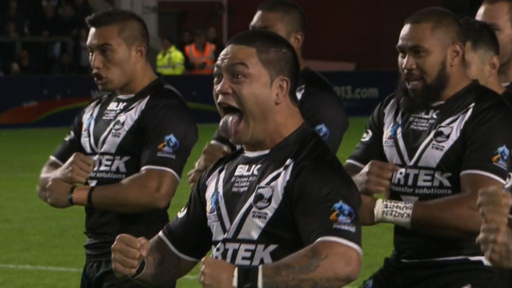 Rugby League World Cup 2013: Battle of the war cries - BBC Sport